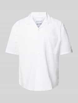 Only & Sons Relaxed Fit Freizeithemd aus Baumwoll-Leinen-Mix Modell CAIDEN