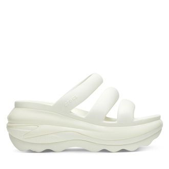 Crocs Pantoletten Crocs Mega Crush Triple Strap 209842 Écru