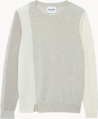 Kujten Pull cachemire col rond manches longues - Pull Dorita