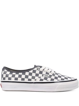 Vans baskets LX Authentic 44 à damier - Blanc
