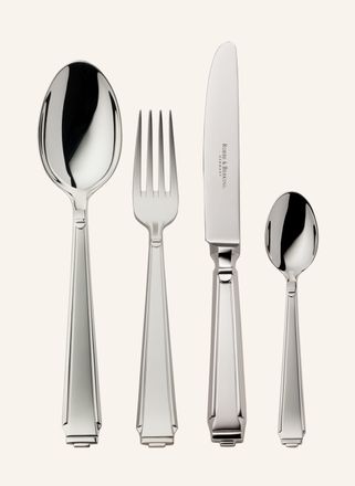 Robbe & Berking Robbe & Berking 4-Tlg. Besteckset Art Deco (150g Versilbert) silber