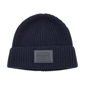 Dolce & Gabbana Strickm&uuml;tze - - Accessories - Herren - Blau - ONE SIZE