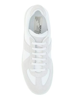 Maison Margiela Mens Leather Sneakers White Trainers