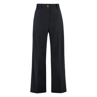 Patou Signatur Wollhose - - Trousers - Damen - Schwarzk - 2XS