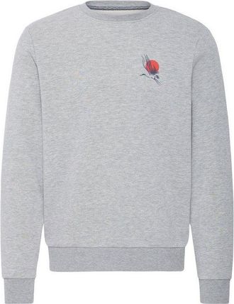 Blend Rundhalspullover BHJapa Backprint Crewneck Pullover mit Backprint