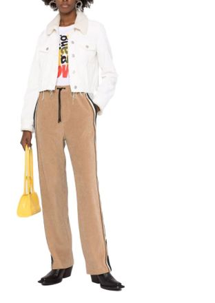 Dsquared2 Womens Side-Stripe Corduroy Track Pants Aw21 W