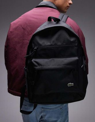 Lacoste Sac &agrave; dos classique - Noir