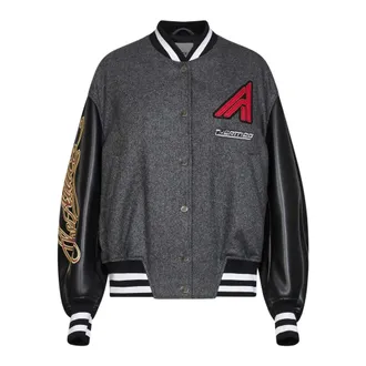 The Attico Femme, Vestes, Gris, Taille: 36 FR Bomber Jacket