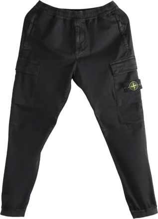 Stone Island Homme, Pantalons, Noir, Taille: W28 Pantalon Cargo Regular fusel&eacute;