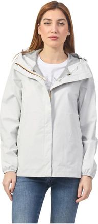 K-Way Femme, Vestes, Blanc, Taille: 40 FR Veste mi-longue