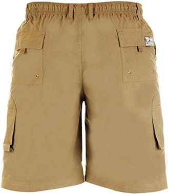 D555 Short Cargo &eacute;lastiqu&eacute; Grande Taille Homme Grande Taille Homme Sable