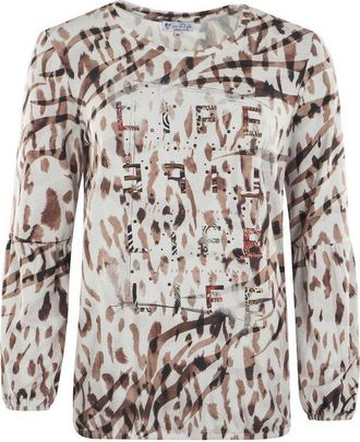 Hajo Blusentop Damen Blusenshirt Alloverprint