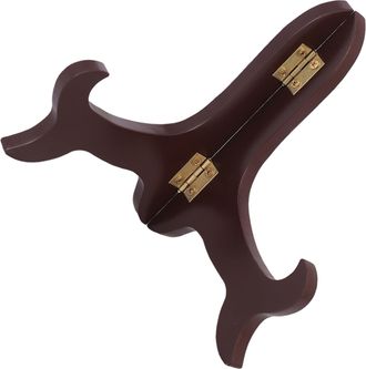 PartyKindom Eleganter Holzplattenhalter F&uuml;r Teller Tee-kuchenausstellung Und Kunstwerke Kompakter Hochwertiger Displayst&auml;nder Aus Naturholz Stilvolles Dekor F&uuml;r Z