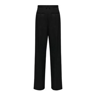 Maison Margiela Stoffhose mit weitem Bein - - Trousers - Damen - Schwarzk - L