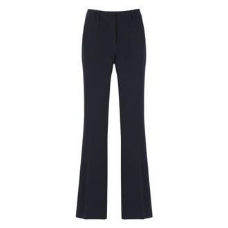 Alberto Biani Hosen mit Mittelfalte und ausgestelltem Bein - - Trousers - Damen - Blau - XS