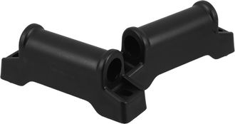 Valiclud 2 Stück Teiliges Fußstützen Schieber aus Robustem Kunststoff für Liegesessel Bürostuhl und Gamingstuhl Einfache Montage Glatte Kanten für Sicheren Geb