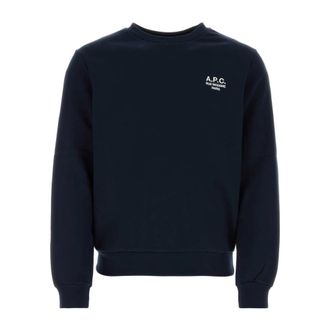 A.P.C. Mitternachtsblaues Baumwoll-Sweatshirt - - Sweatshirts & Hoodies - Herren - Blau - M