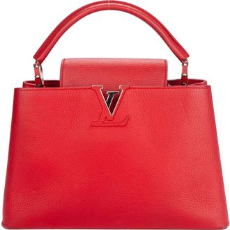 Louis Vuitton Crossbody Bags - Louis Vuitton Red Leather Capucines PM Handbag - Gr. unisize - in Bunt - f&uuml;r Damen