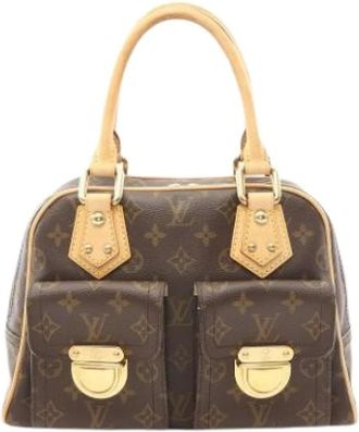 Louis Vuitton Sac &agrave; main Manhattan PM Pre-owned - Femme - Pre-owned - Brun - Taille: ONE Size