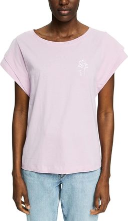 Esprit Damen 032EE1K332 T-Shirt, 670/PINK, M