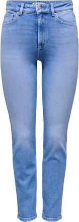 Only Female Straight-Fit Jeans ONLEMILY Hohe Taille Gerade geschnitten Jeans