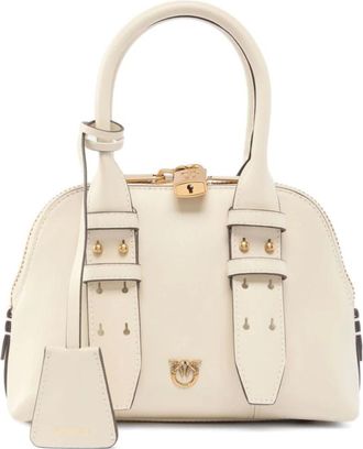 Pinko Pinko, Femme, Sacs, Blanc, Taille: ONE Size Escape Shoulder Bag