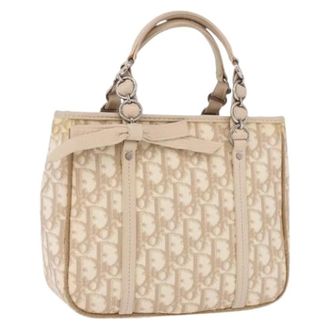 Dior Pre-owned Vintage Canvas Hand Bag - - Pre-owned - Damen - Beige - ONE SIZE