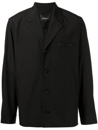 3.1 Phillip Lim surchemise &agrave; design structur&eacute; - Noir