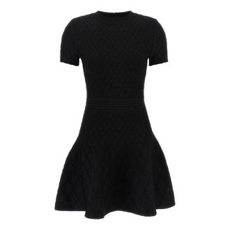 Balmain Femme, Robes, Noir, Taille: 36 FR Robe patineuse en maille