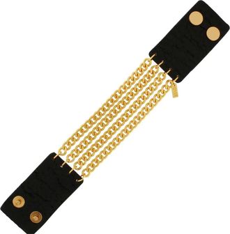 Dansk Copenhagen Luxuri&ouml;ses Multi-Link-Lederarmband - - Accessories - Damen - Gelb - ONE SIZE