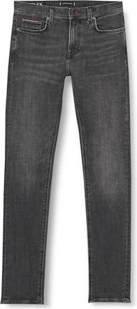 Tommy Hilfiger Slim Bleecker PSTR BLK MW0MW33965 Pantalons en Jean, Denim (Damon Black), 30W / 32L Homme