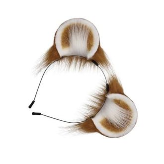 Generic Joli serre-t&ecirc;te &agrave; oreilles volantes pour Halloween - Confortable &agrave; porter au quotidien - Cosplay - Tissu peluche - Coiffure de costume