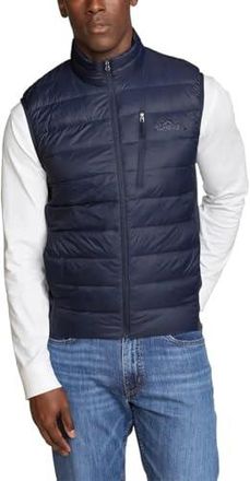 Eddie Bauer Doudoune sans manches pour hommes (bleu, taille L)