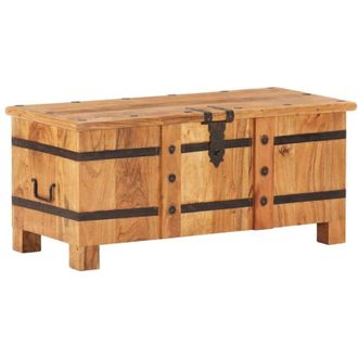 vidaXL Truhe 90x40x40 cm Massivholz Akazie vidaXL