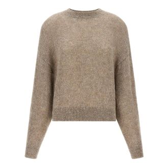 Brunello Cucinelli Diamante Strickpullover - - Knitwear - Damen - Beige - S