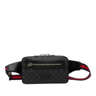 Gucci Sac banane en toile Pre-owned - unisex - Pre-owned - Noir - Taille: ONE Size