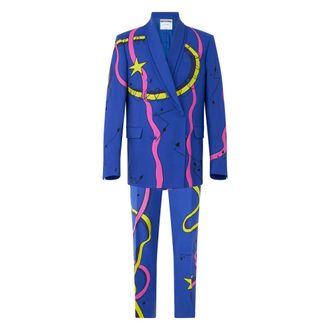 Moschino Herren, Anz&uuml;ge, Blau, LGr&ouml;&szlig;e