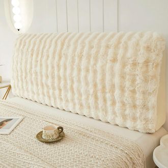 Generic Bettkopfteilschutz Bettr&uuml;ckenbezug Hochwertiger, Dicker Und Flauschiger Kopfteilbezug Dehnbarer, Weicher Und Bequemer Staubdichter Kopfteil Hussen Sch