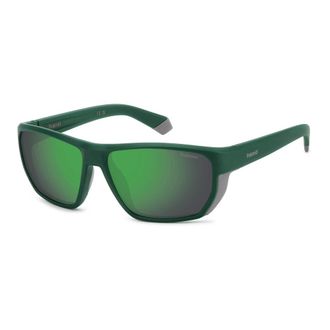 Polaroid Homme, Accessoires, Vert, Taille: 60 MM Teal Vert Miroir Lunettes de Soleil