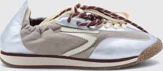Puraai Baskets basses 6.02 Panther en cuir vegan et velours