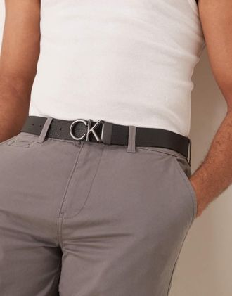Calvin Klein Jeans Ceinture à logo 35 mm - Noir