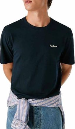 Pepe Jeans London Contrast Connor T-Shirt, Bleu (Dulwich Blue), XL Homme