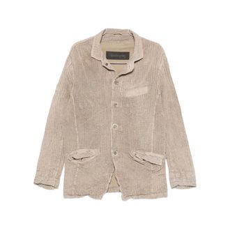 Giorgio Brato Homme, Vestes, Beige, Taille: XL Gu26S21085Vrev Veste en cuir