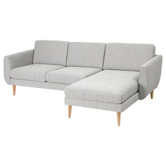 IKEA SMEDSTORP 3er-Sofa mit R&eacute;camiere