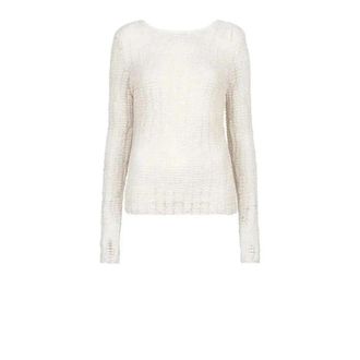 Dante6 Ellis Top - - Knitwear - Damen - Wei&szlig; - M