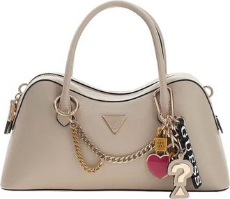 Guess sac &agrave; main sac &agrave; &eacute;paule bandouli&egrave;re Davina Satchel Light Taupe beige