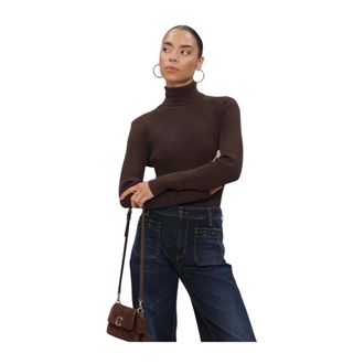 Lina Locchi Damen, Strickwaren, Braun, LGr&ouml;&szlig;e