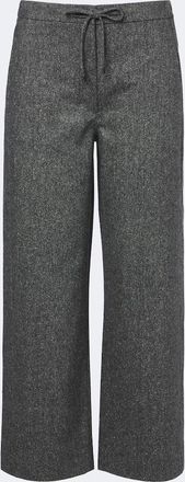 Max Mara Weite Hose aus Flanell