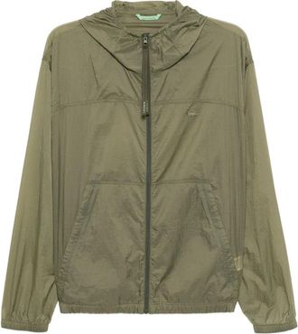 Lacoste Jacke mit Logo-Stickerei - Gr&uuml;n