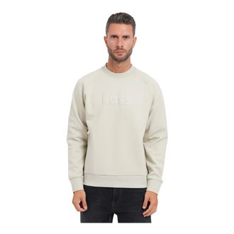 HUGO BOSS Homme, Sweatshirts et sweats &agrave; capuche, Beige, Taille: XL SweaT-shirt col rond